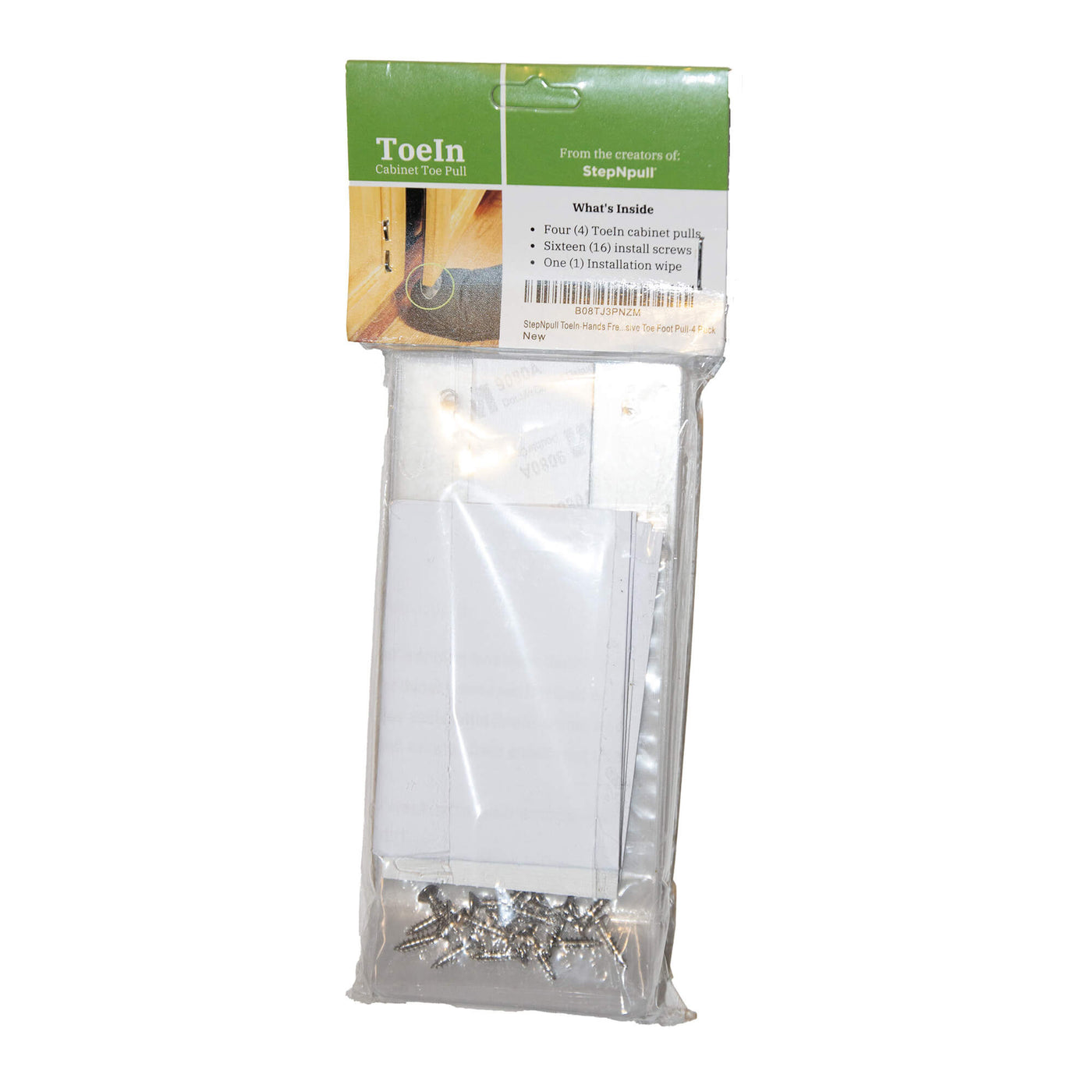 ToeIn - Cabinet Door Foot Pull Opener Solution (4 Pack)